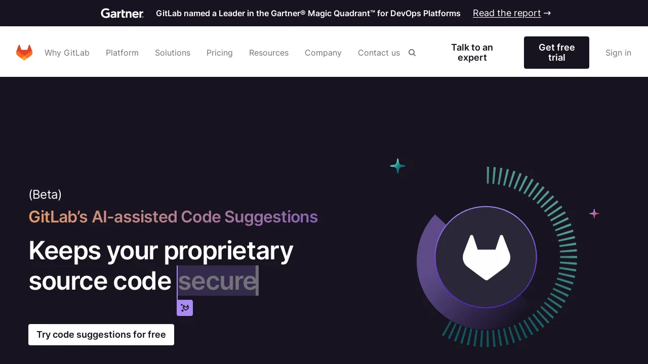 Gitlab code suggestions - BestofAI